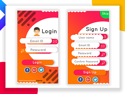 Android Login designs, themes, templates and downloadable graphic ...