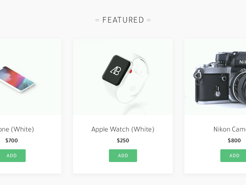 Featured Products by Seb Kay on Dribbble
