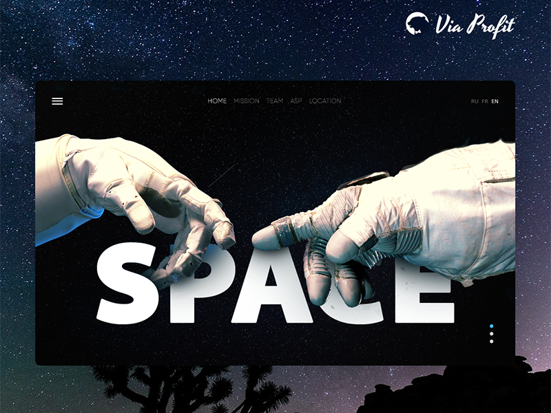 Just space by Via-profit on Dribbble
