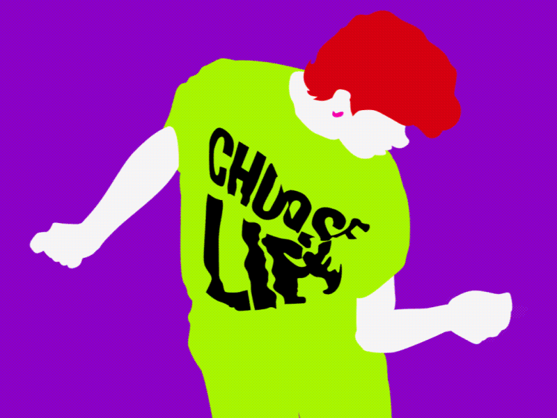 A colorful George Michael animation by Ishmael Arias Pinto on Dribbble