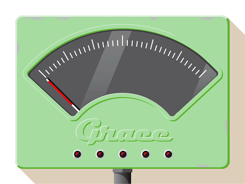 Grace-O-Meter by Scott Johnson on Dribbble