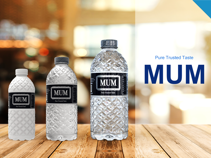 Mum Water Bottle Half Litre by Olosh Mk on Dribbble