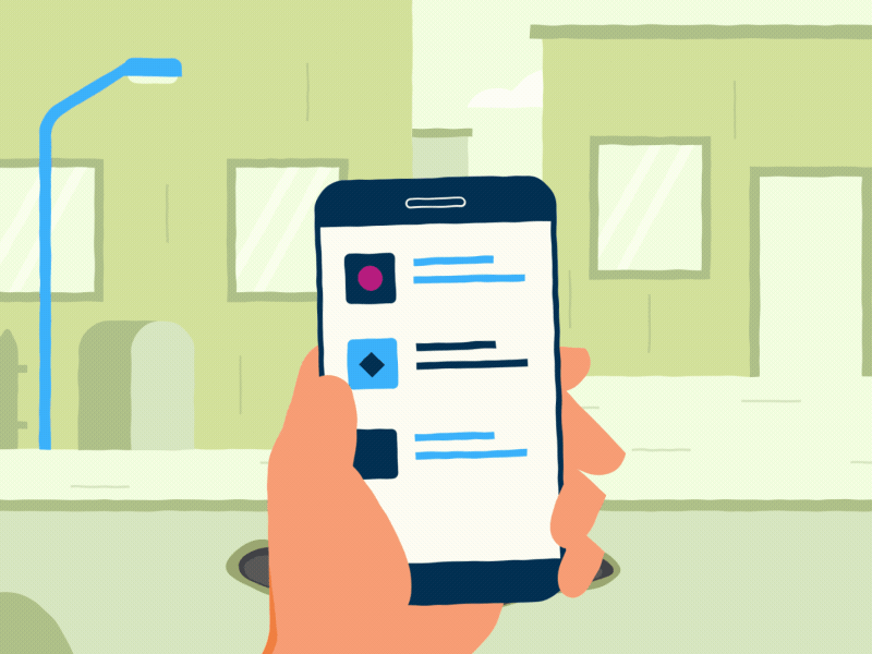 Application by Daniel Neale on Dribbble