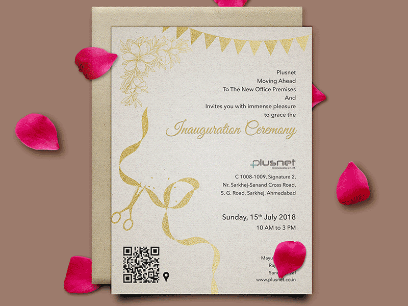 Invitation Card Format For Office Inauguration Ceremony Invitation ...