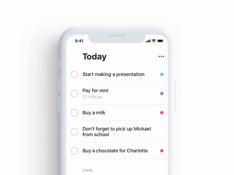 Todo App UI by Anton Lapko | Dribbble