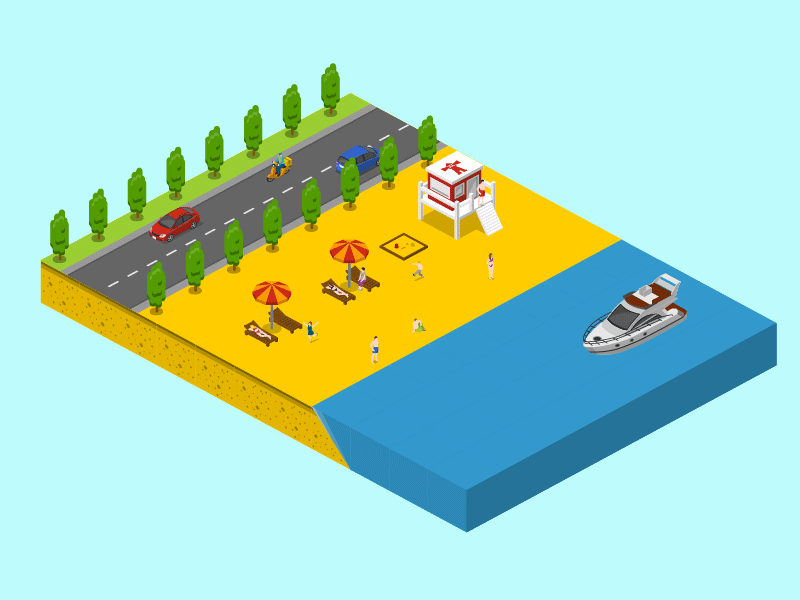Isometric Scene designs, themes, templates and downloadable graphic ...