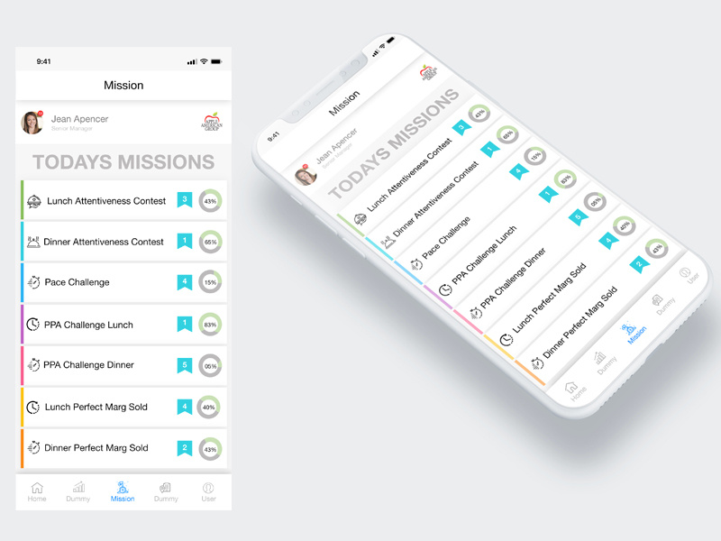 Mission Screen by javed Quraishi on Dribbble