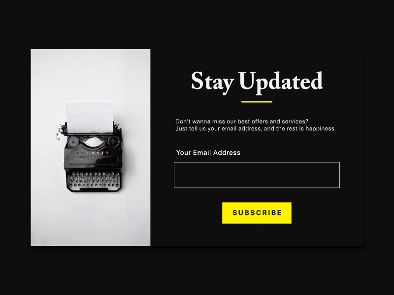 Email Subscription designs, themes, templates and downloadable graphic ...