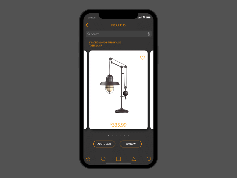 Lamp 3D objects by PrabhakaranP on Dribbble
