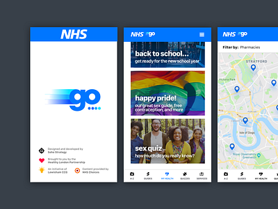 NHS Go App v2 by Dei Vilkinsons for SOHO on Dribbble