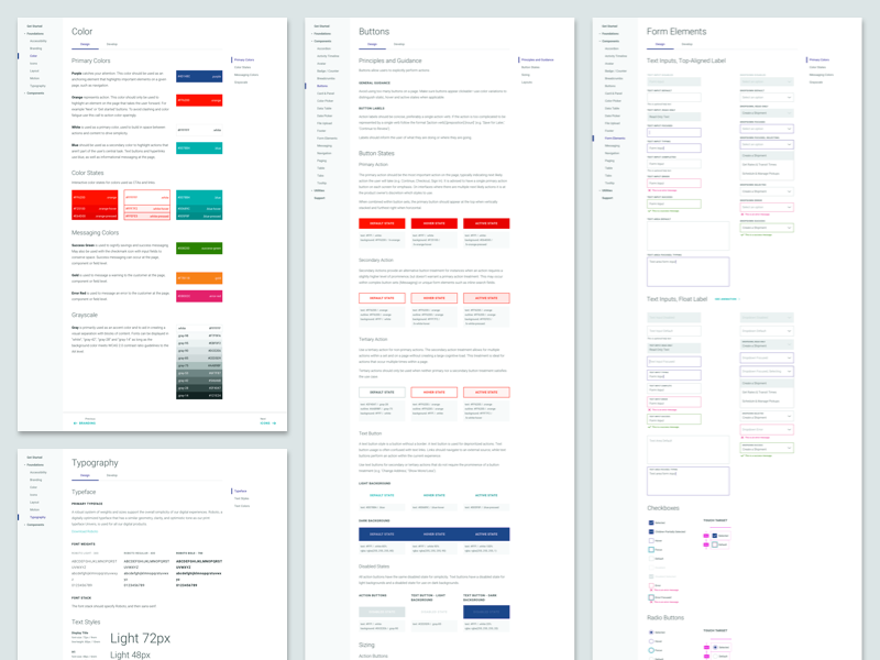 Design System Layout by projekt202 on Dribbble