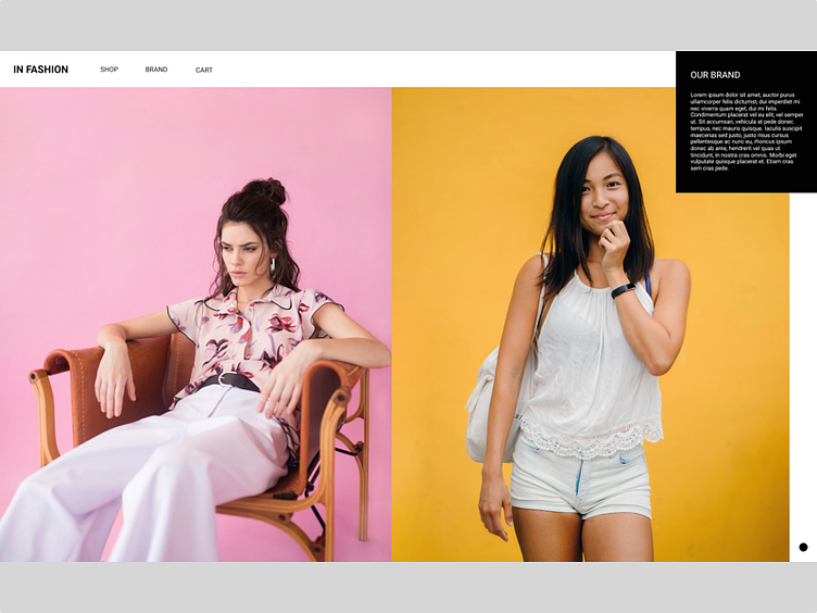 Fashion UI Design by Kevin D on Dribbble