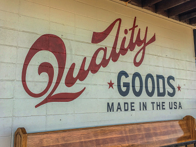 Quality Goods by Ethan Manning on Dribbble