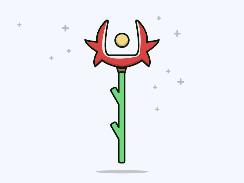 MapleStory Maple Staff by Micah Carroll on Dribbble
