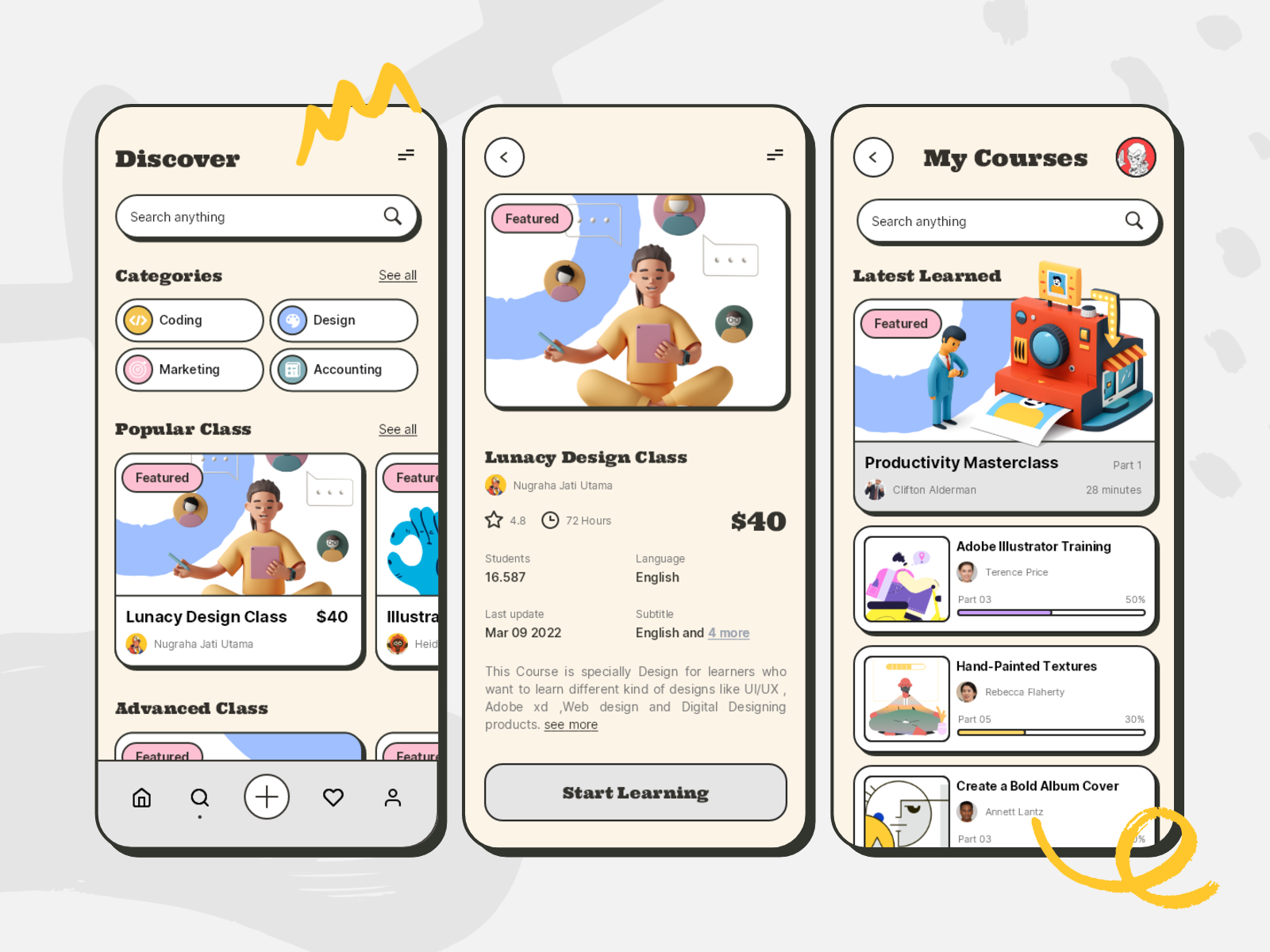 Retro Online Course by Nugraha Jati Utama on Dribbble Retro Online Course by Nugraha Jati Utama on Dribbble