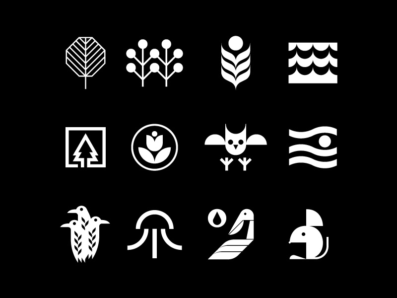 Nature Icons by Ethan Fender 🐦‍⬛ on Dribbble