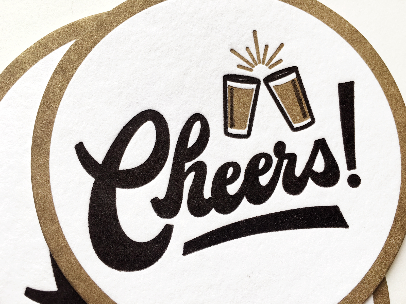 Cheers Coaster by Jeanette Pidi on Dribbble
