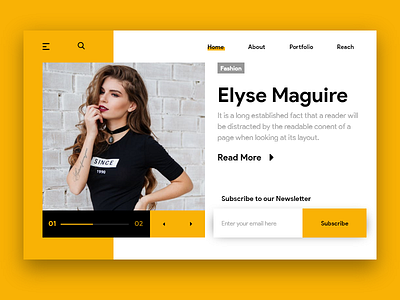 Web Profile Design Idea by Jatin Vats on Dribbble