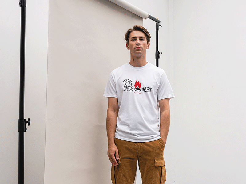 Caveman & Dog - HANON x Jonny Mowat Stuff by Jonny Mowat on Dribbble