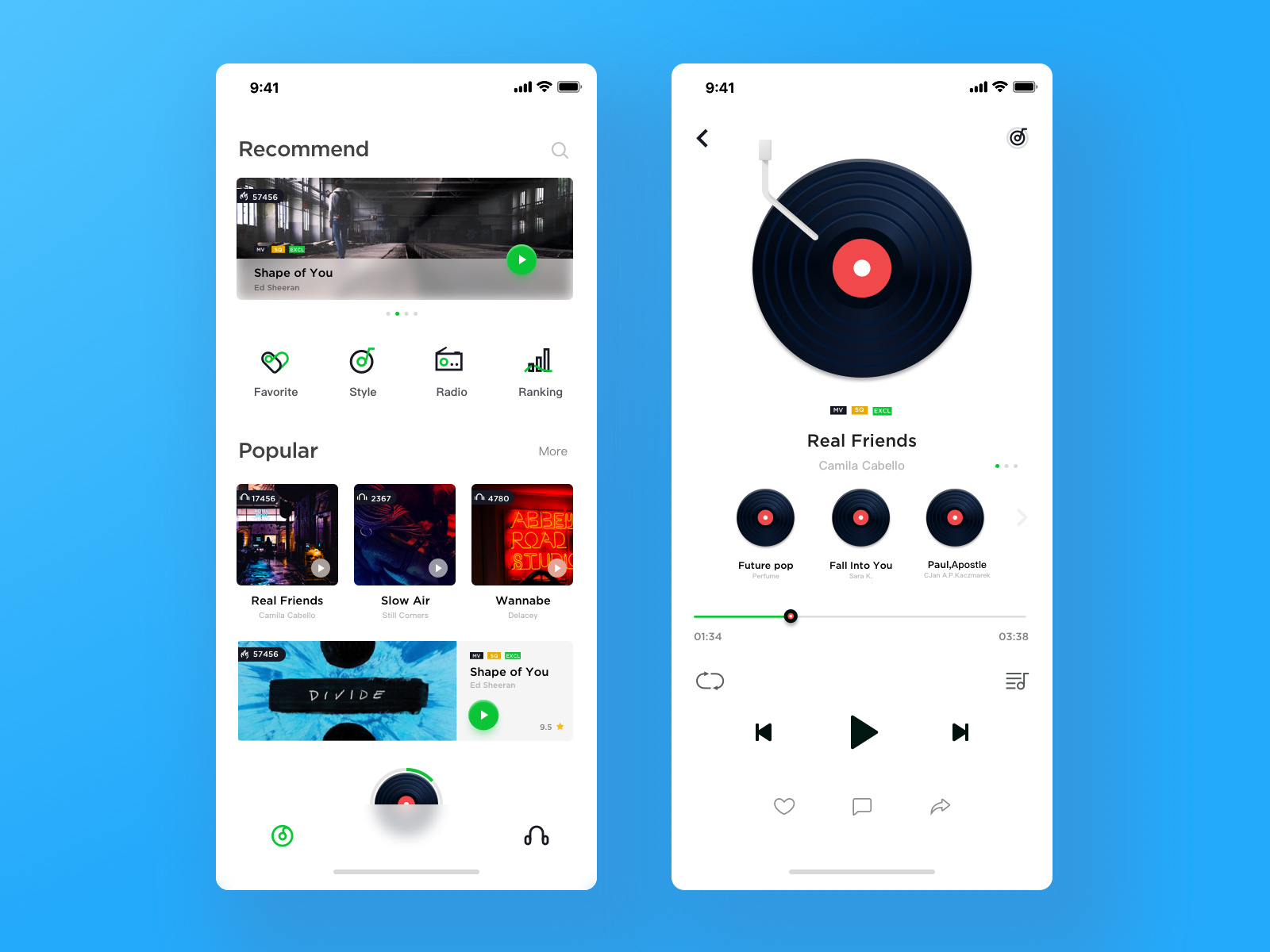 Music Player Concept 03 by J.Stellar for Nice100Team on Dribbble