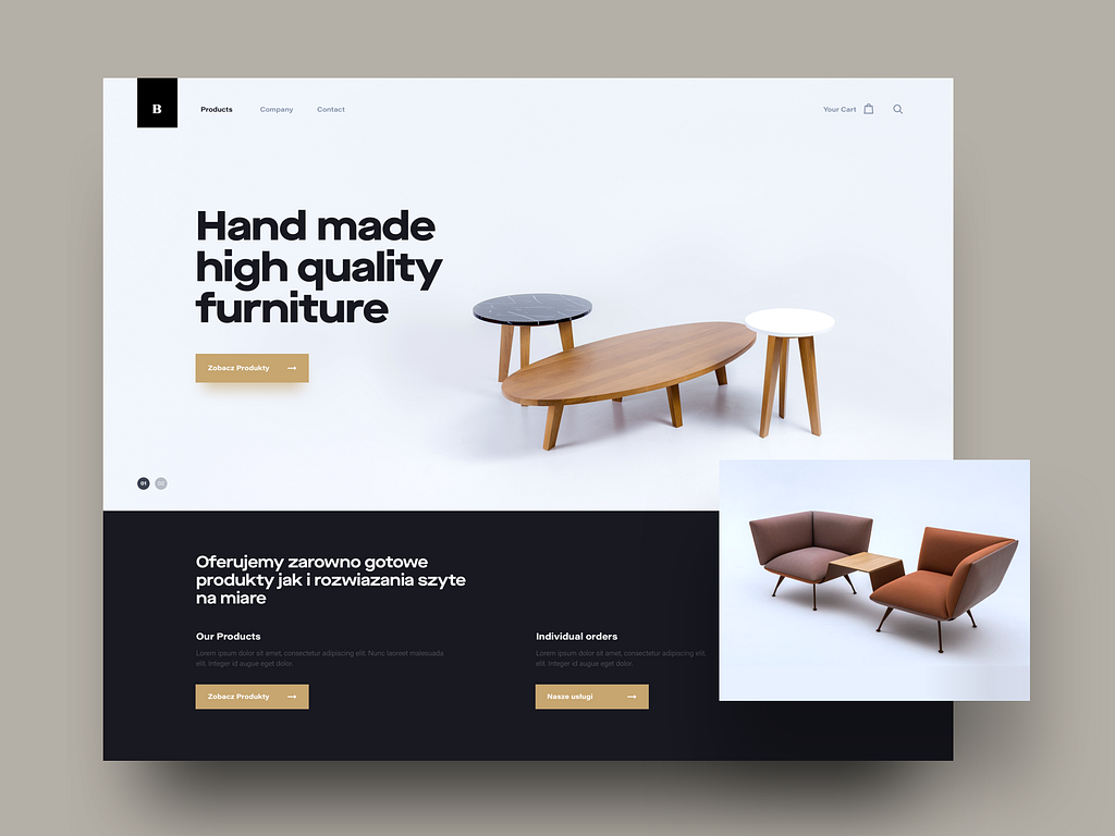 Hand Made Furniture by Tom Koszyk for Hologram on Dribbble