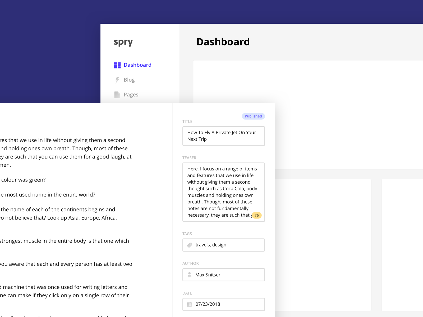 Editor vs Dashboard Cards by Max Snitser on Dribbble