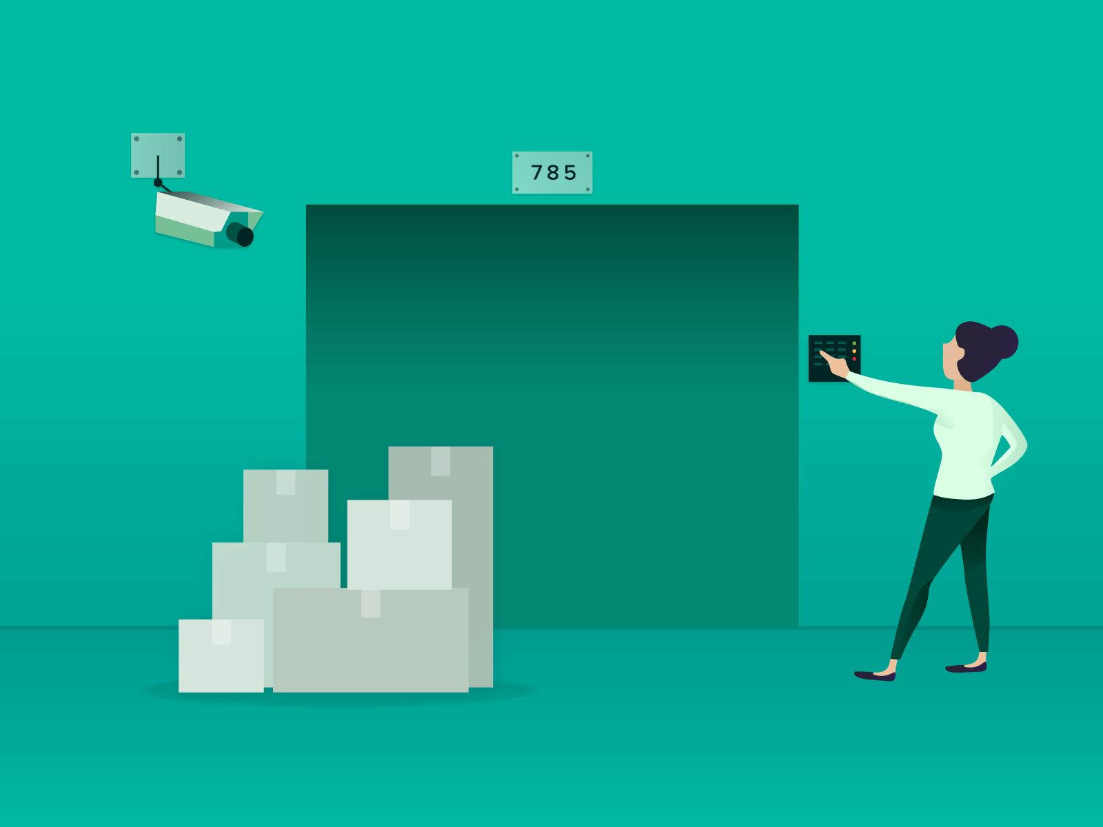 Self Storage Fortress by Natasha Huckleberry on Dribbble