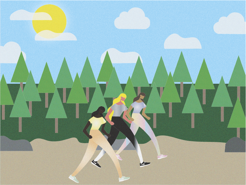 Going for a run by Robert Torres on Dribbble