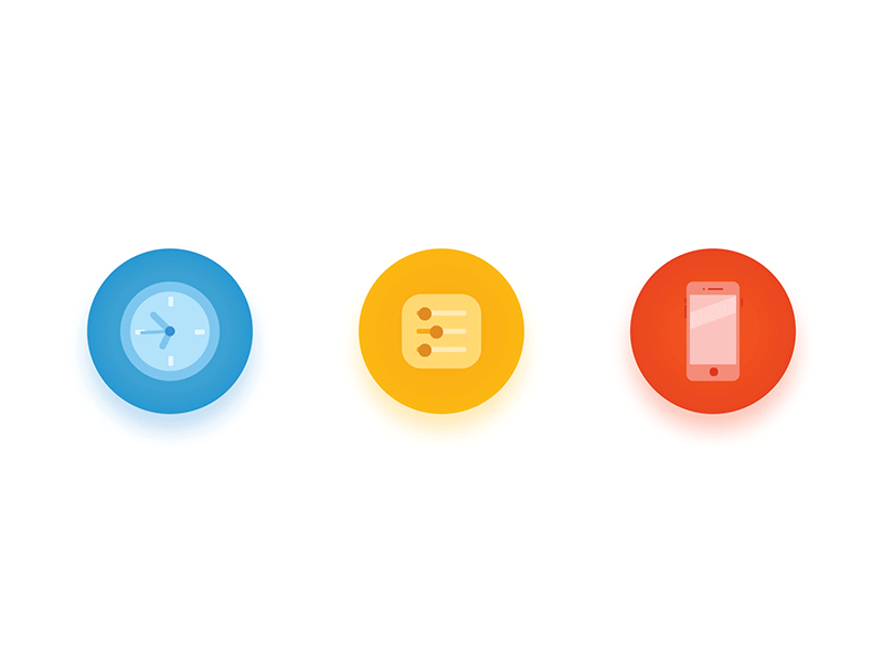 CSS Animated icons by Daniela C. Barbosa on Dribbble