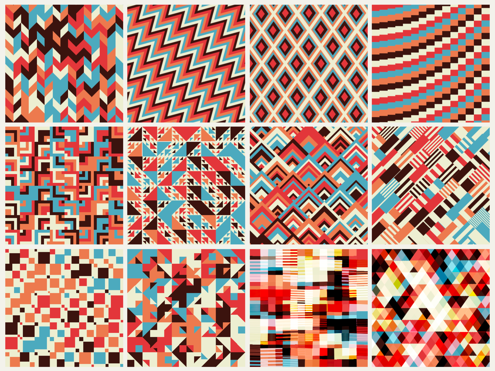 linear-gradient patterns by yuanchuan on Dribbble