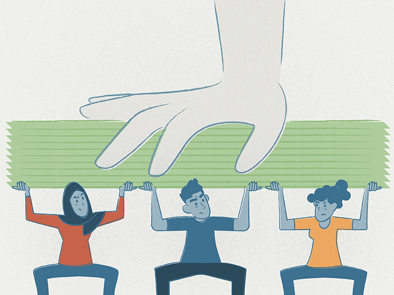 American Basic Income by Darin Lammers for Siege Media on Dribbble