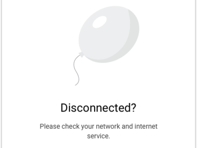 No Connection by Johann Thomas on Dribbble