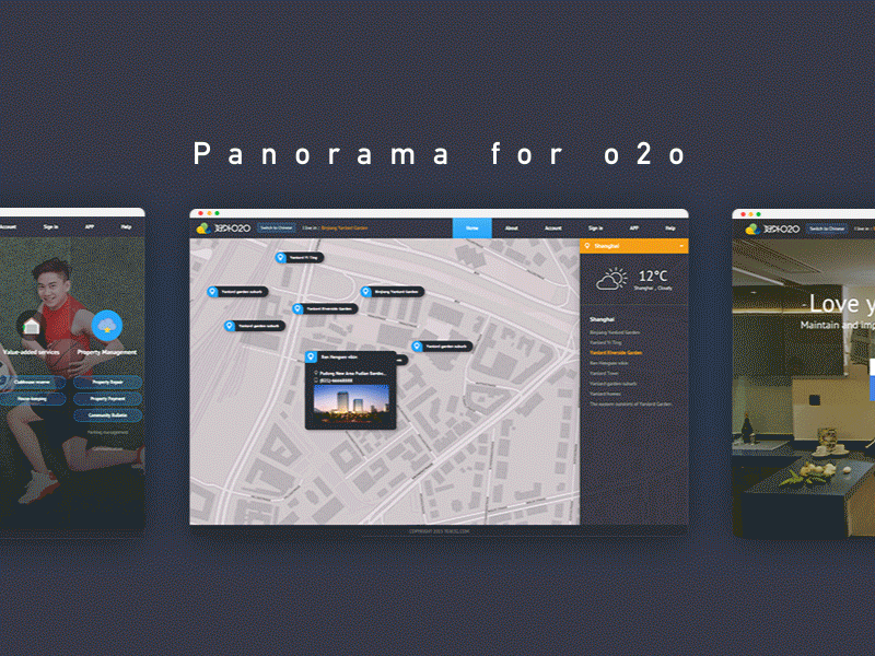 O2O community by Rel_hu on Dribbble