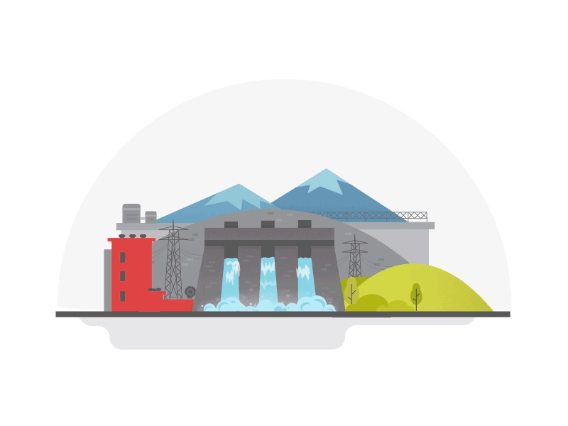 Hydroelectric Power Plant Gif Technology