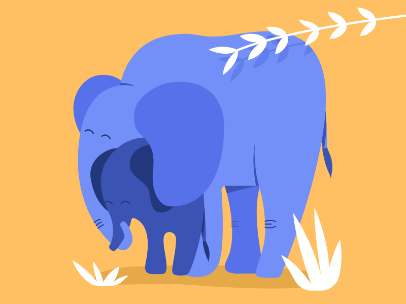 Browse thousands of Elephant Gif images for design inspiration | Dribbble