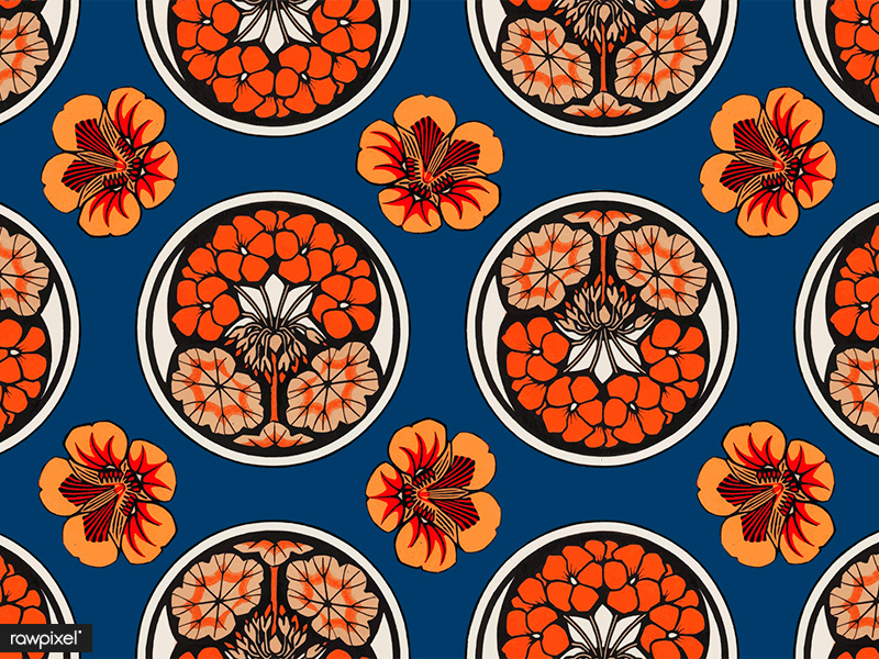 Vintage Remix Pattern by Doljirung for rawpixel on Dribbble