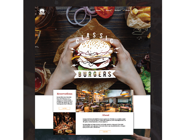 Classic Burgers by Studio AM on Dribbble