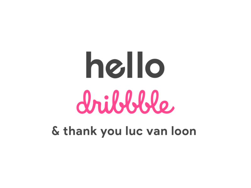 Hello Dribbble! by funny on Dribbble