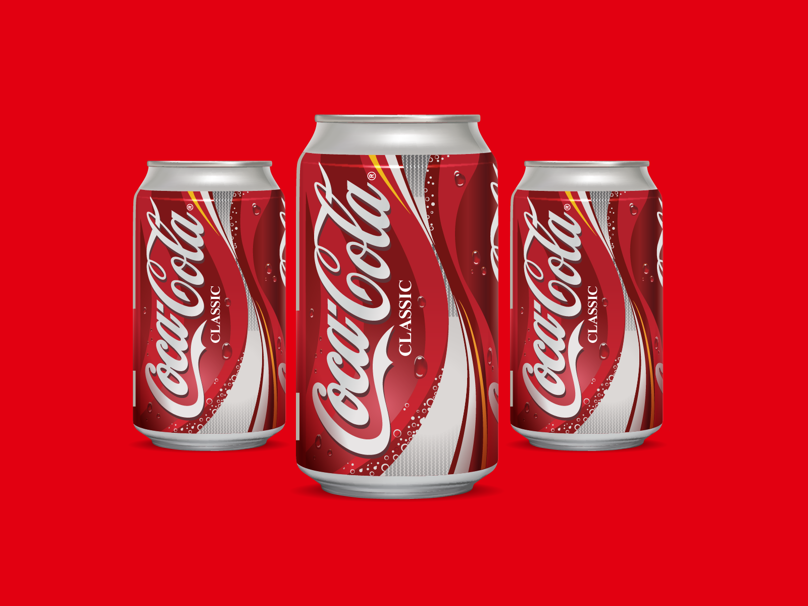 Coke Tin Vector Illustration by Shiva Kosana on Dribbble