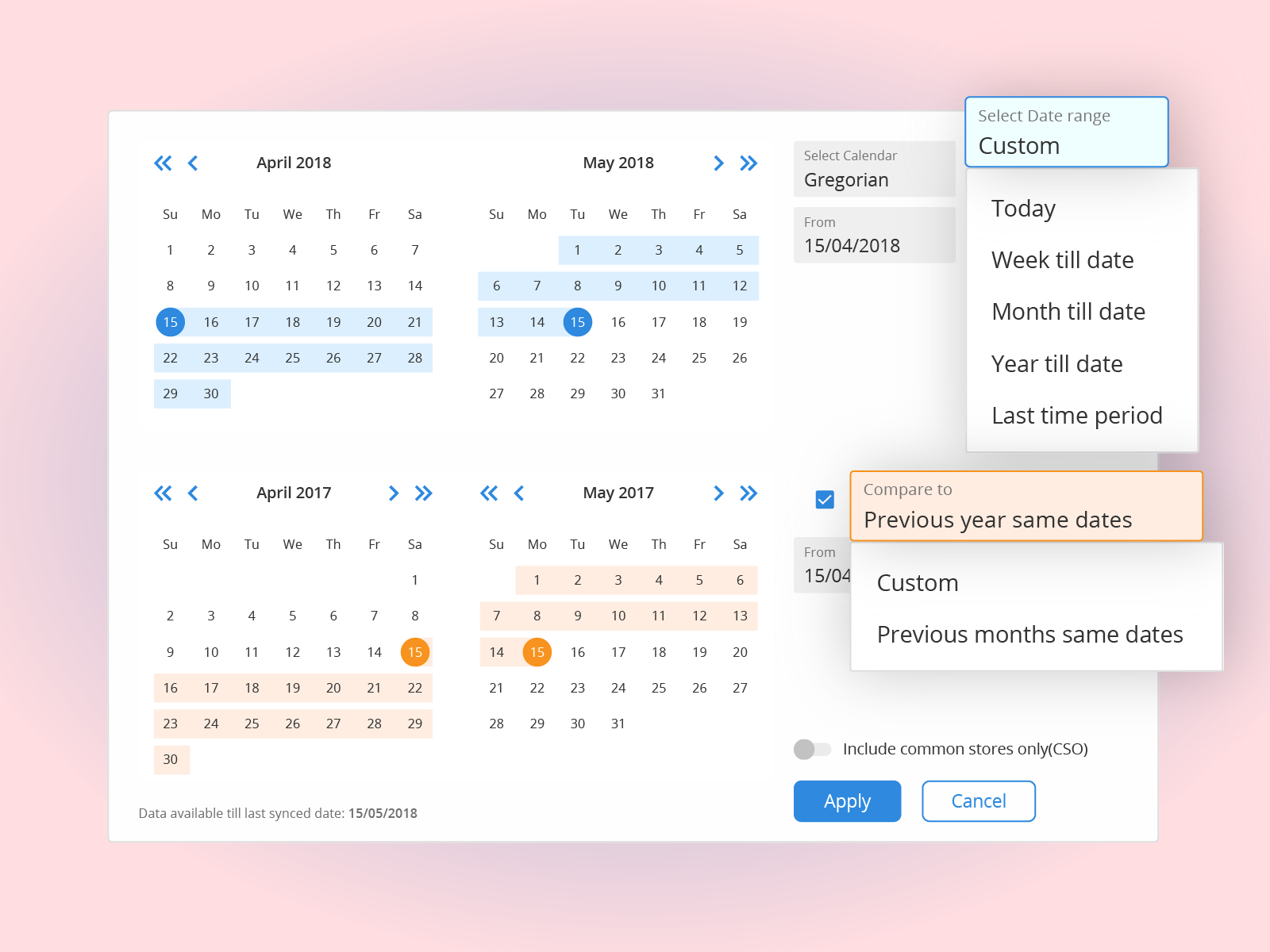 Date range filter by Rajvendra Singh on Dribbble