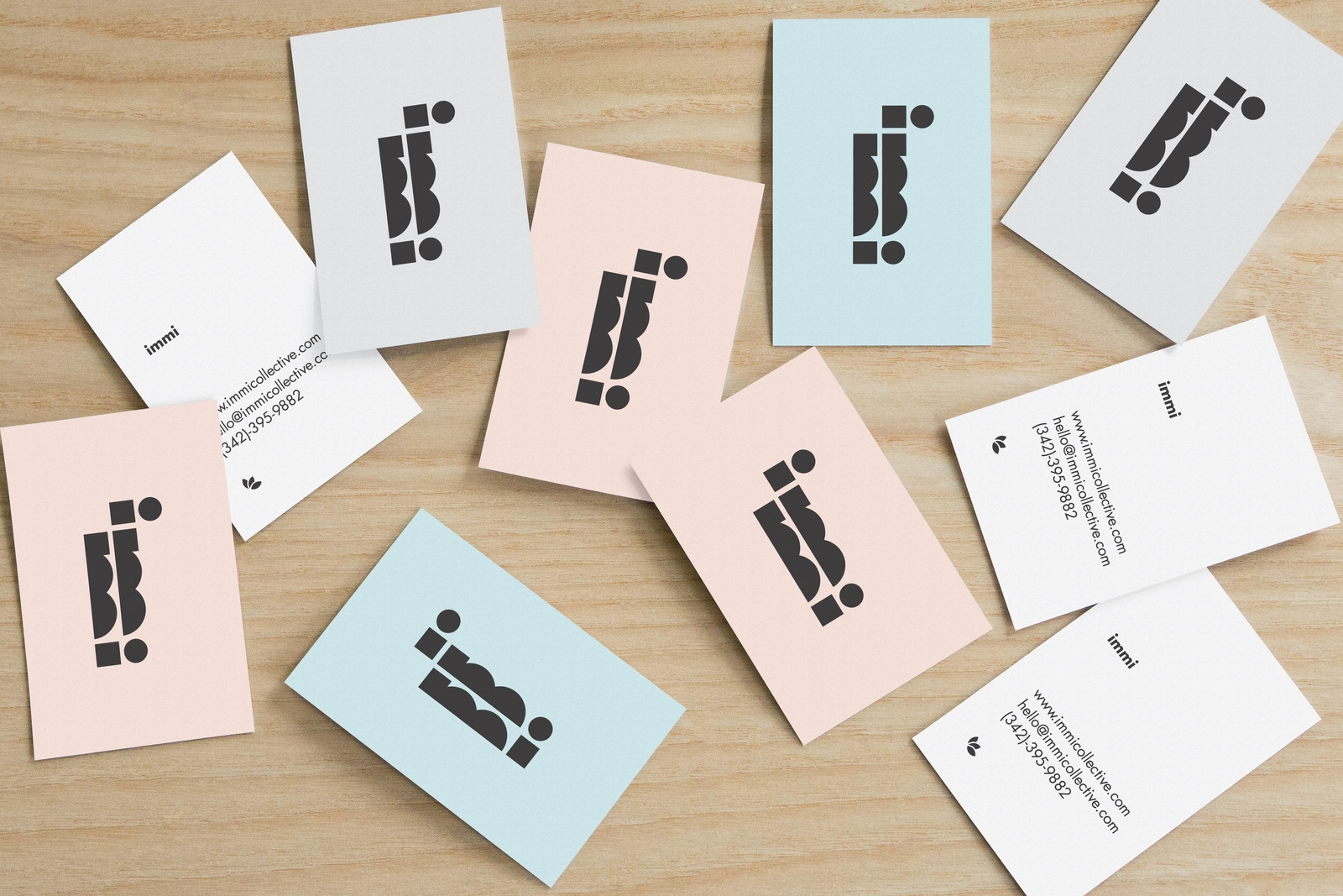 Immi Business Cards by Work on Dribbble
