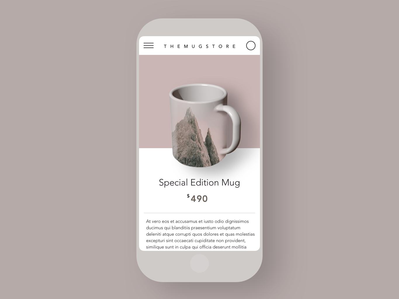 Mug Store by Rx Design on Dribbble