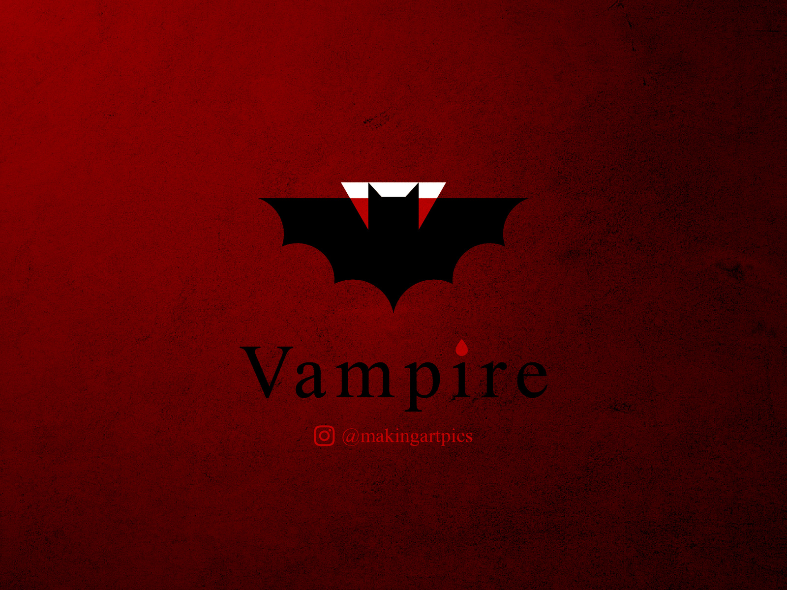 Vampire Logo Halloween by Fonsi Videns on Dribbble