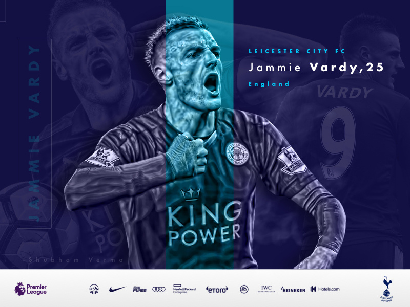 Vardy - Poster Design by Shubham Soni on Dribbble