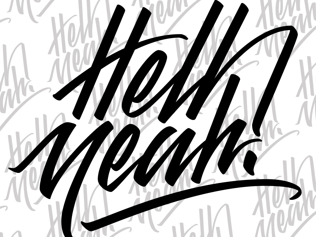 Hell Yeah! by Mira Iossifova on Dribbble
