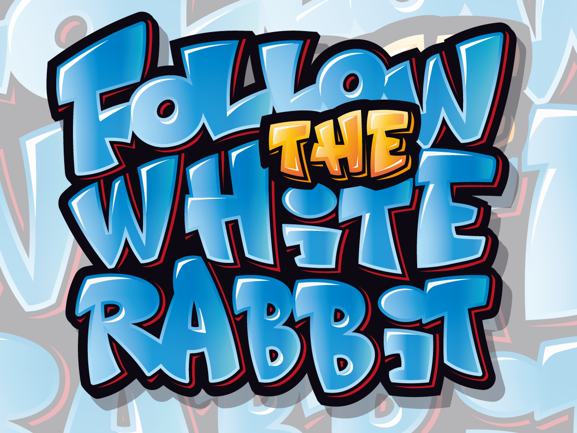 follow the white rabbit... by V.Radomskii on Dribbble