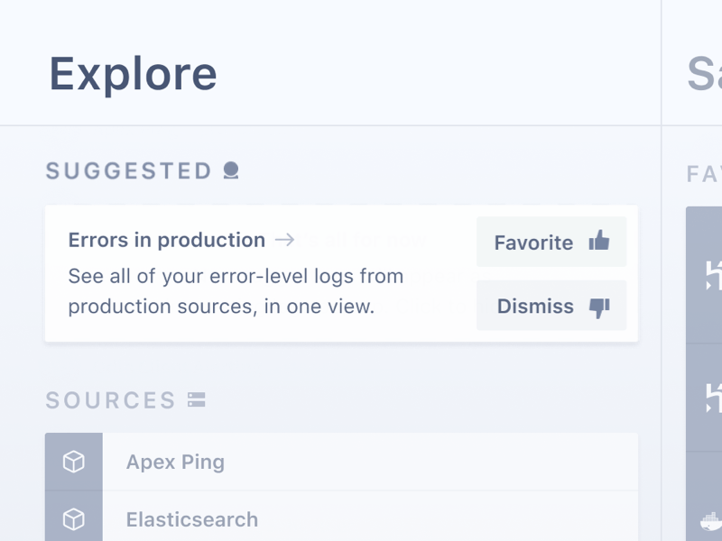 Suggested view by Alex Price on Dribbble