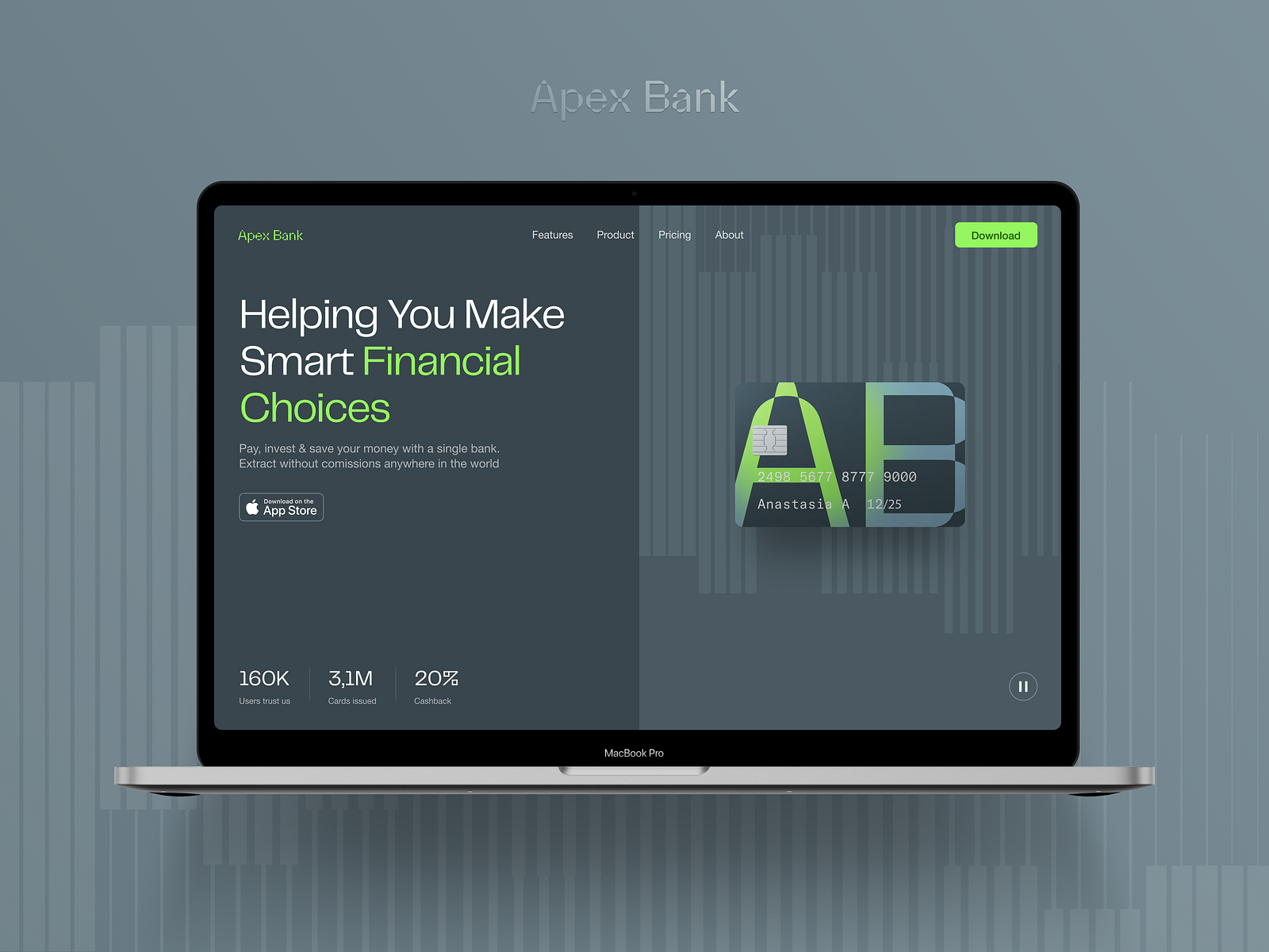 Apex Bank by Anastasia Akulovich on Dribbble