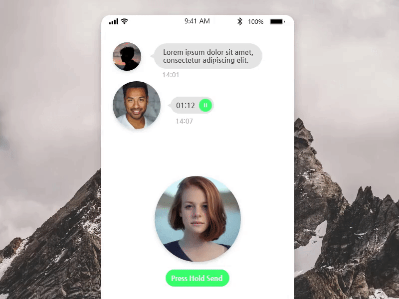 face chat app concept design by Juhan Kim on Dribbble
