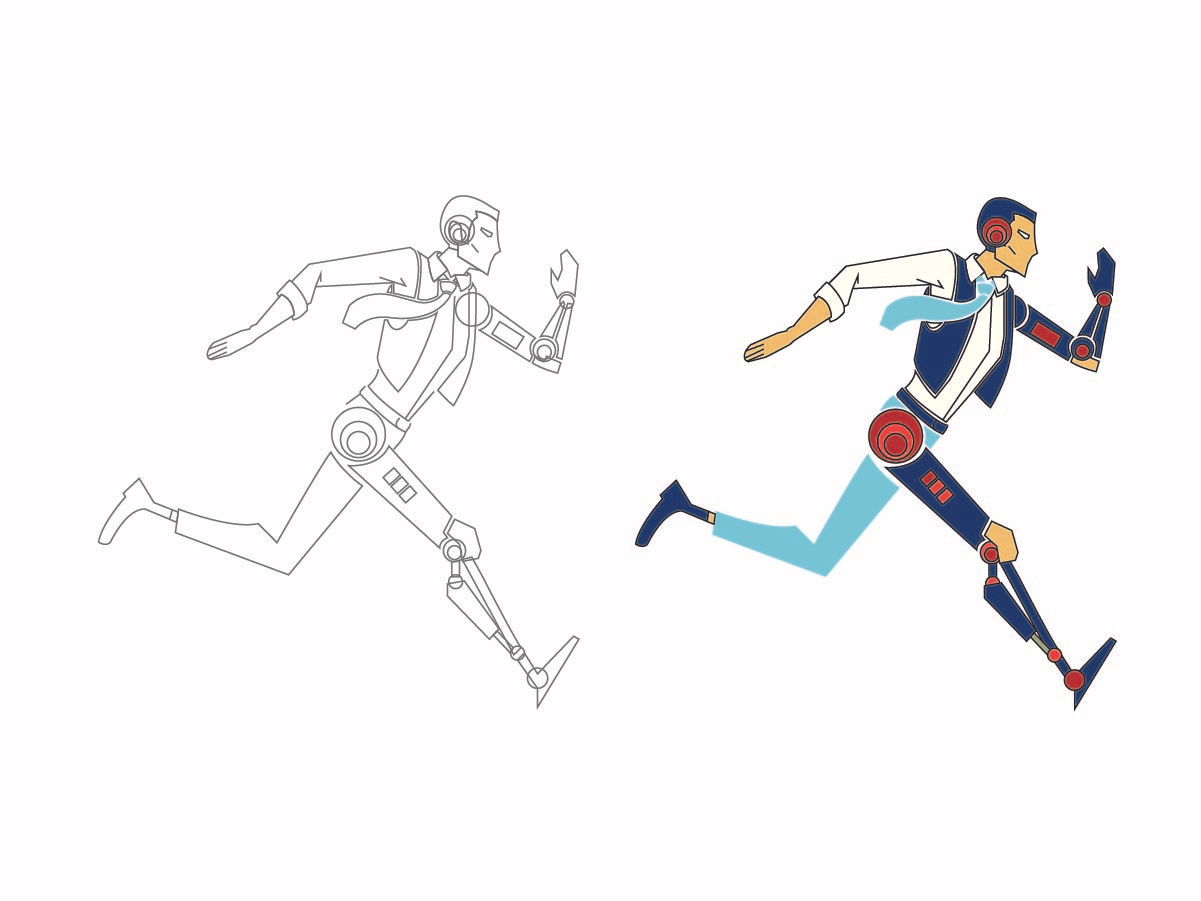 Run Machine by Robbie Omol on Dribbble